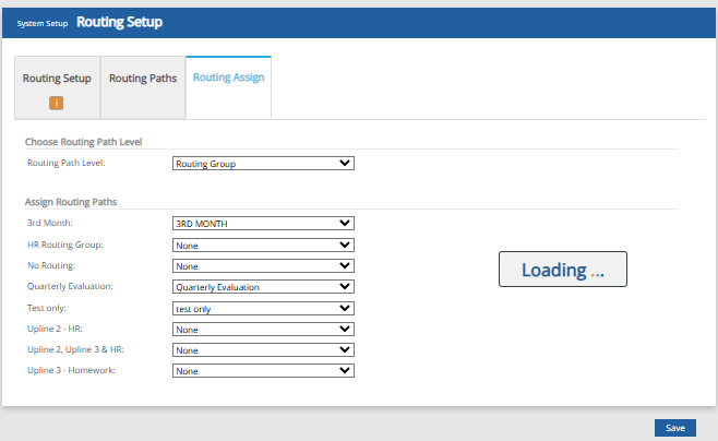How to Assign a Routing Path in Performance+?