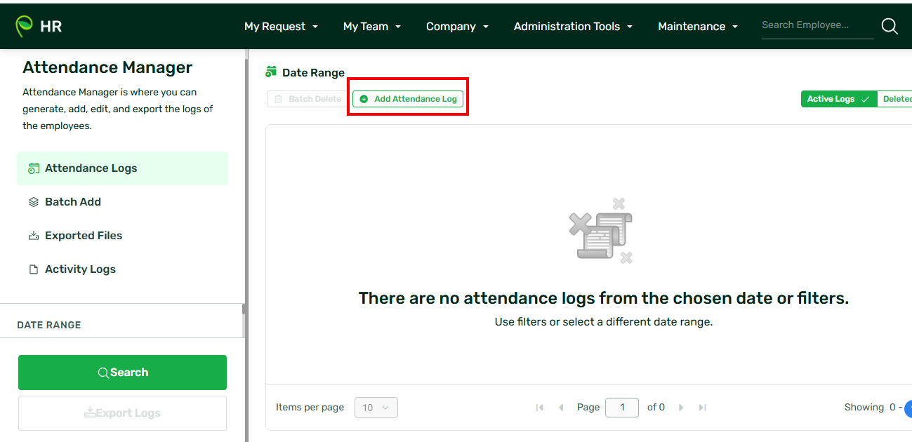 Attendance Manager: How to Add A Biolog?