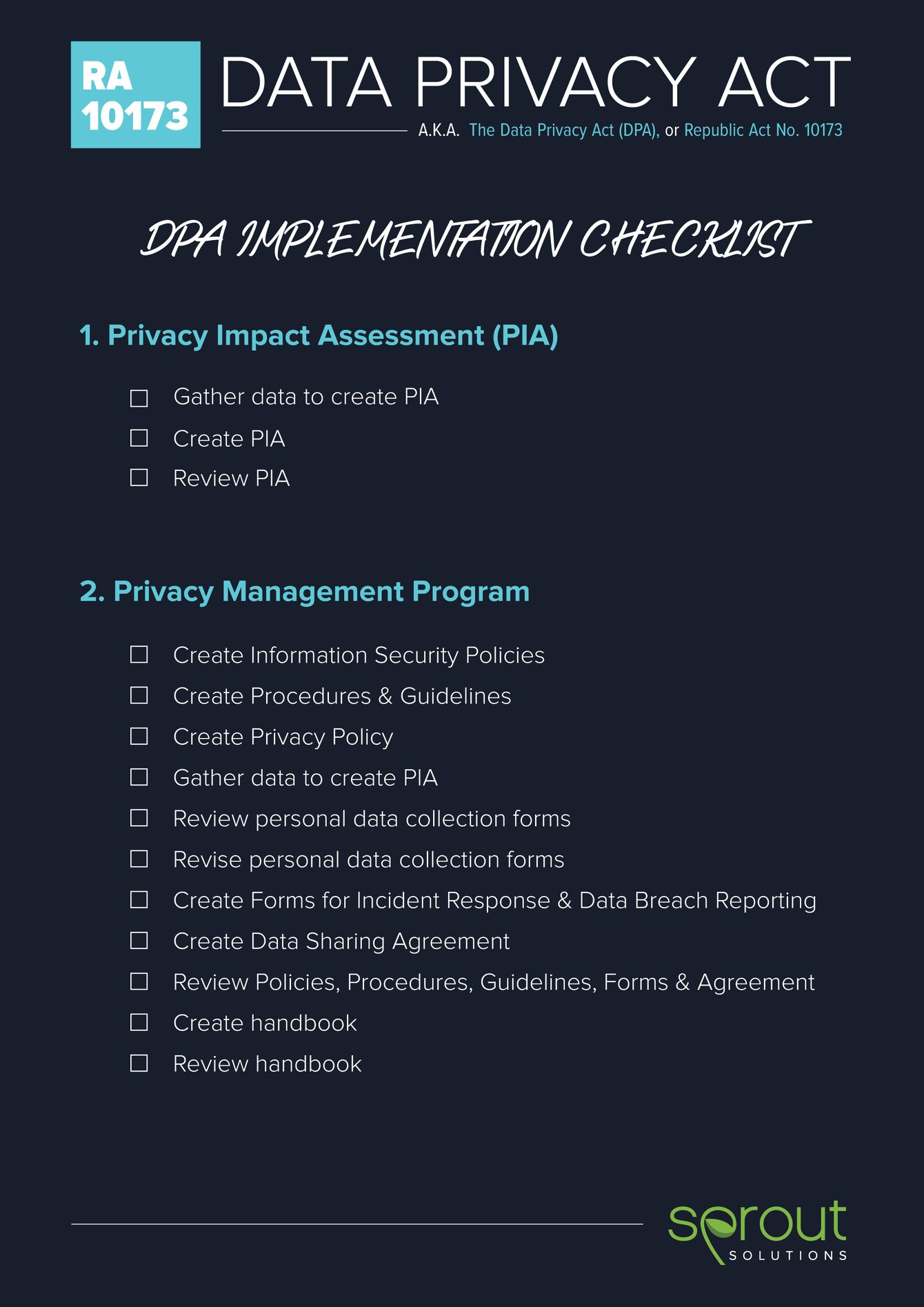 DPA Checklist