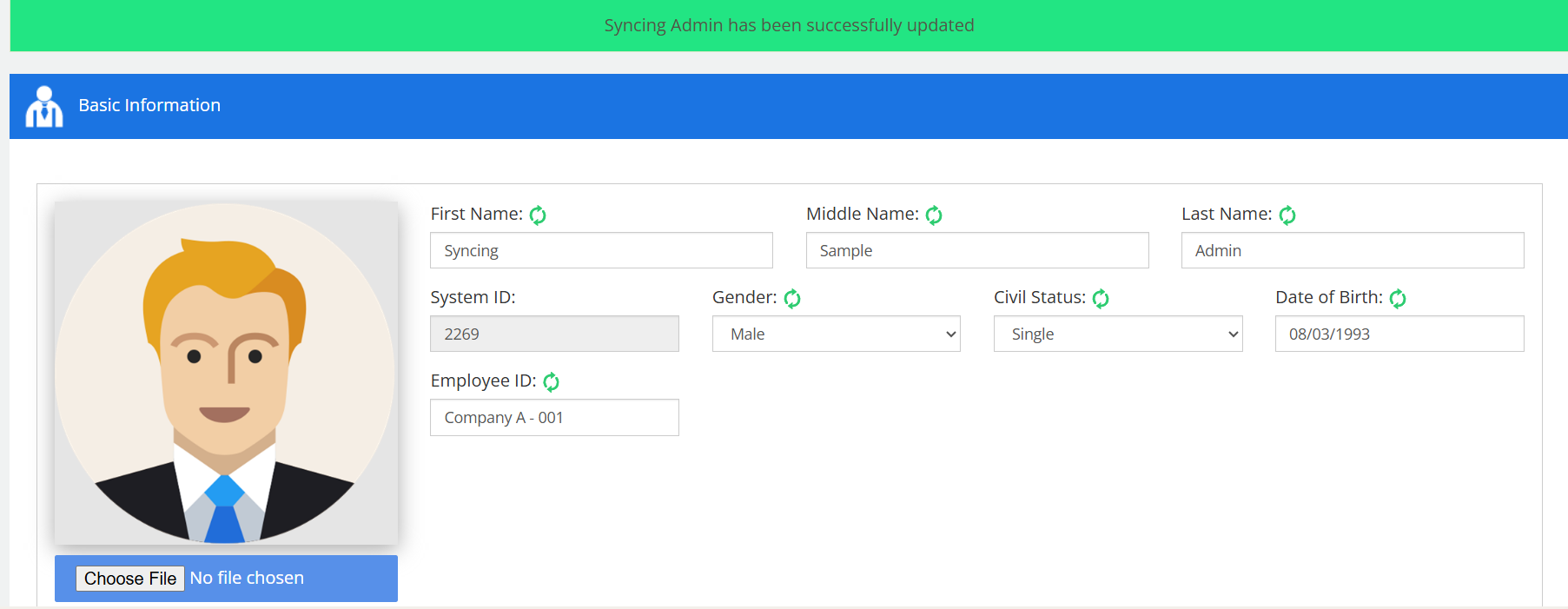 How to Upload a Profile Photo for an Employee