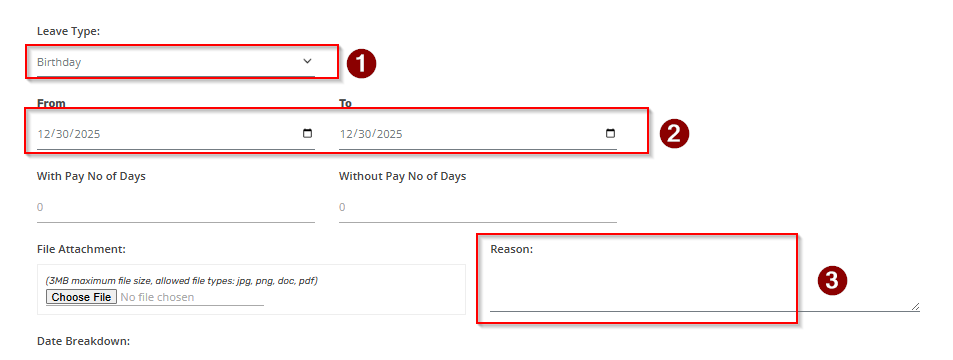 How to File for a Leave Application