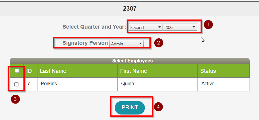 How to Generate BIR form 2307 in Sprout Payroll