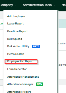 How Do I Generate an Employee List Report?