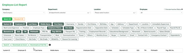 How Do I Generate an Employee List Report?