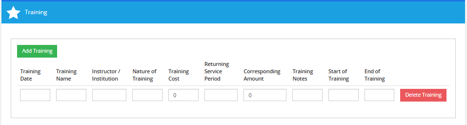 How to Add Training/s in Sprout HR?