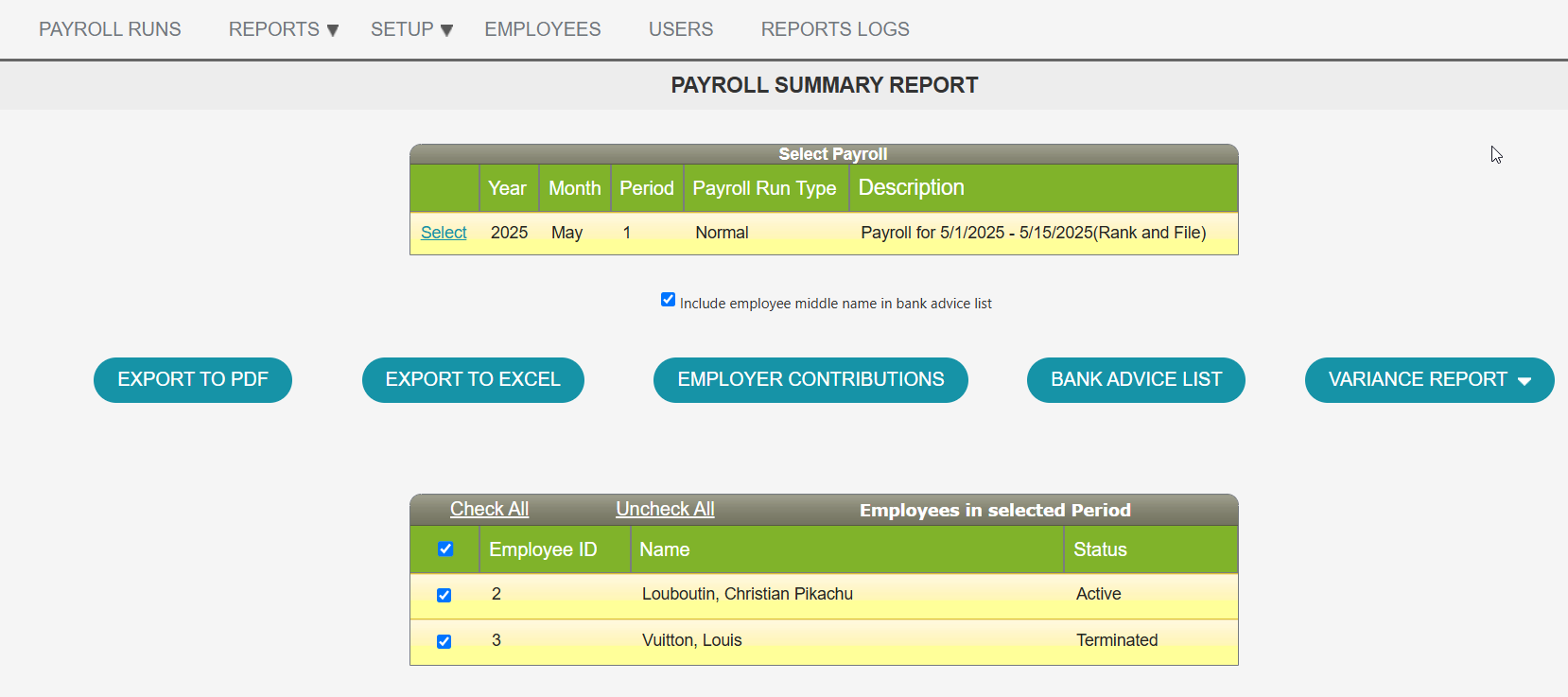 How to Generate Payroll Register or Payroll Summary?