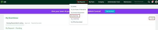How to File a Compensatory Time Off Overtime (Rest Day/Holiday CTO)