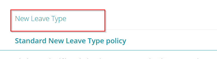 Renaming Leave Types in Sprout HR: What You Need to Know