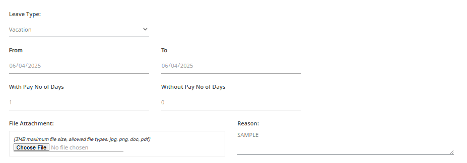 Resolution Center: Filing Leave Applications on Behalf of Employees