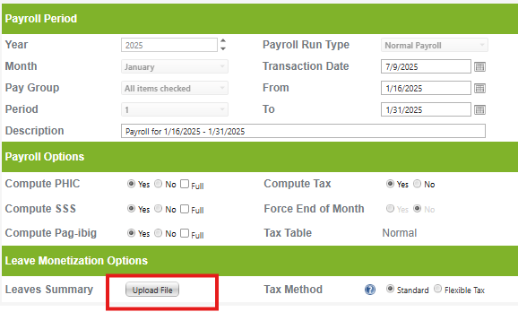 How to Process Leave Monetization in Sprout Payroll?
