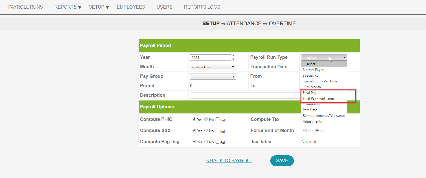 How to Process Final Pay in Sprout Payroll?