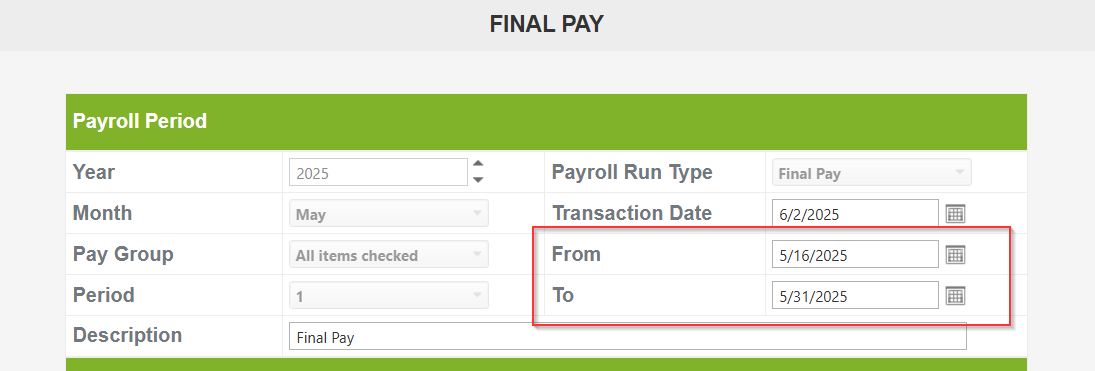 How to Process Final Pay in Sprout Payroll?