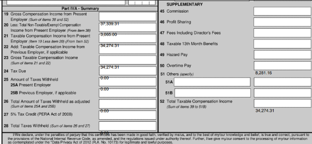 How to Resolve Misalignment in BIR Form 2316