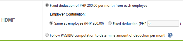 How to Compute for HDMF Contribution