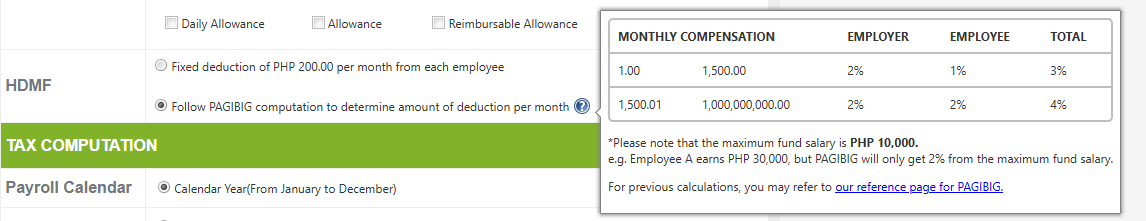 How to Compute for HDMF Contribution