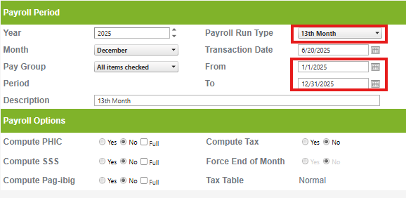 How to Compute 13th Month Pay in Sprout Payroll