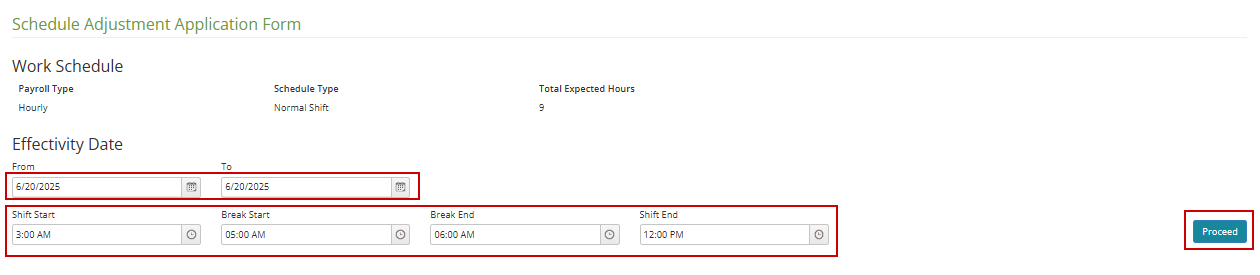 How to File for a Schedule Adjustment (SA) Application