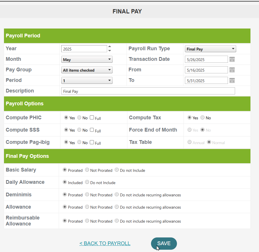 How Does Proration Work for Resigned/ Terminated Employees?