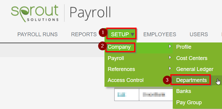 How to Add a New Department on Sprout Payroll