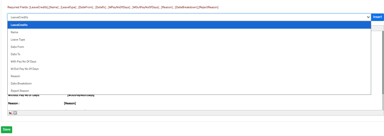 How to Customize Email Template Sent to the Employee for a Rejected ...