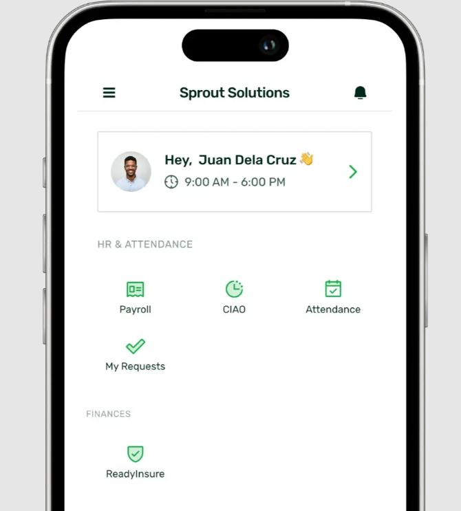 What You’ll See on the Sprout Mobile App Home Screen