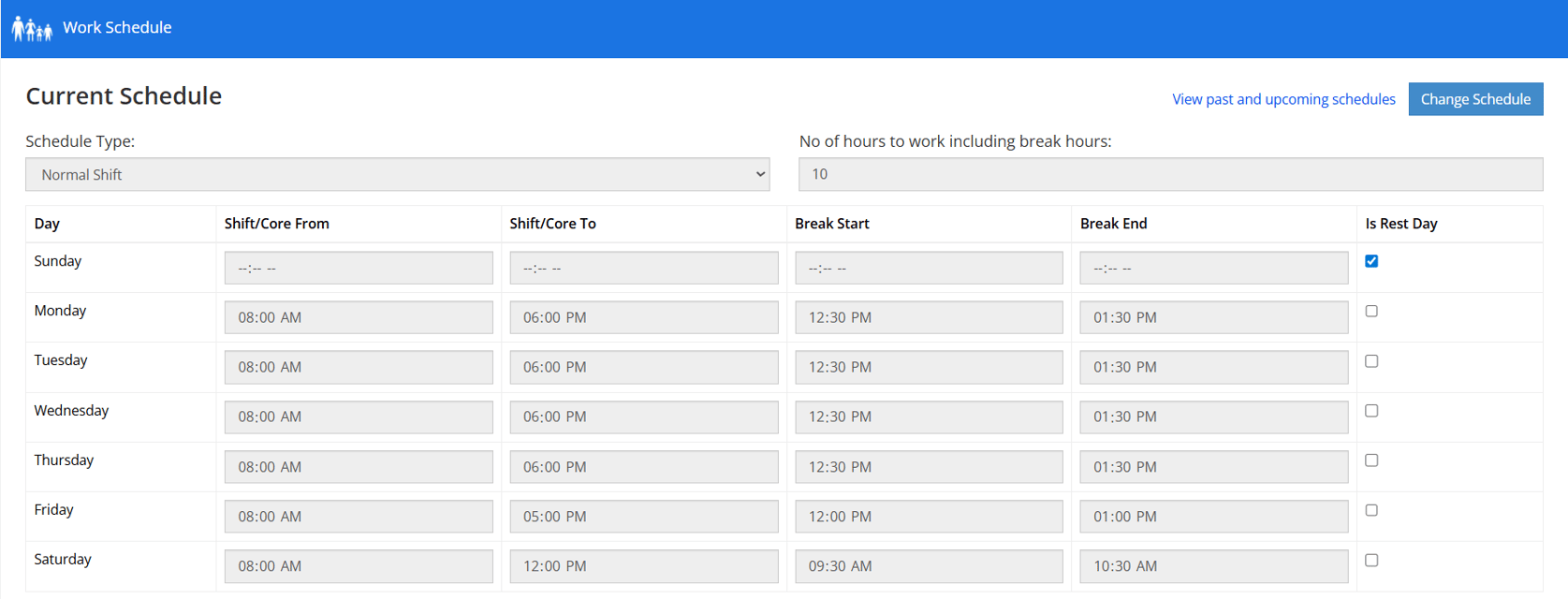 Schedule Date-Tagging: How to View the Past and Upcoming Schedule